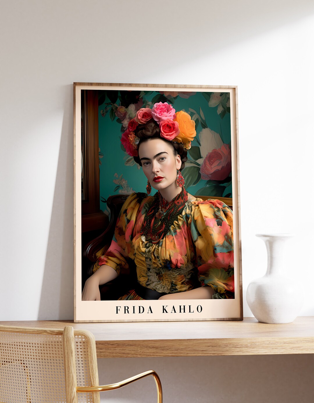 Frida Kahlo | Frida Kahlo Poster | Vintage Art | Antique Decor | Modern ...