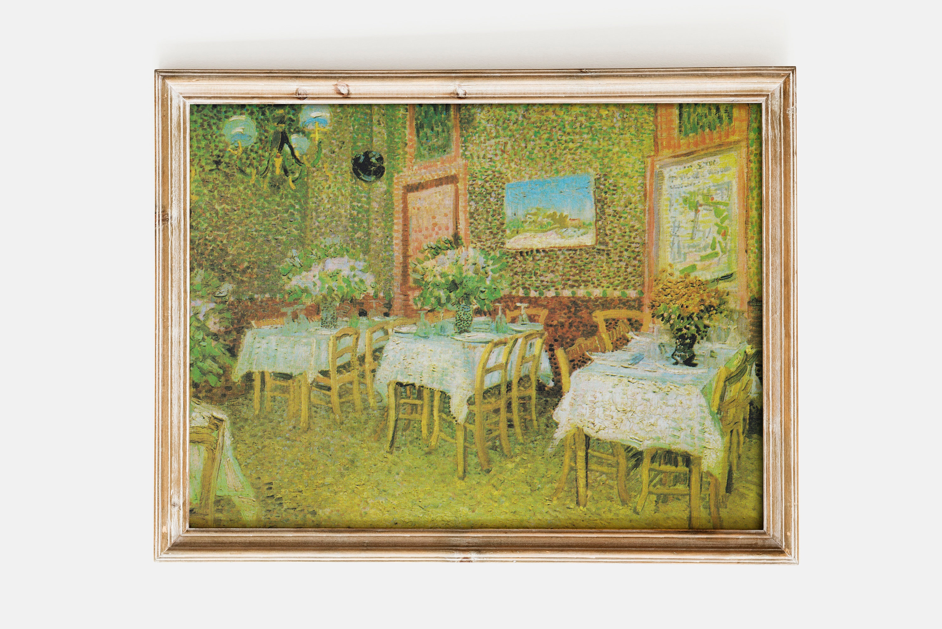Van Gogh Poster Interior of Restaurant 1887 Interior - Etsy
