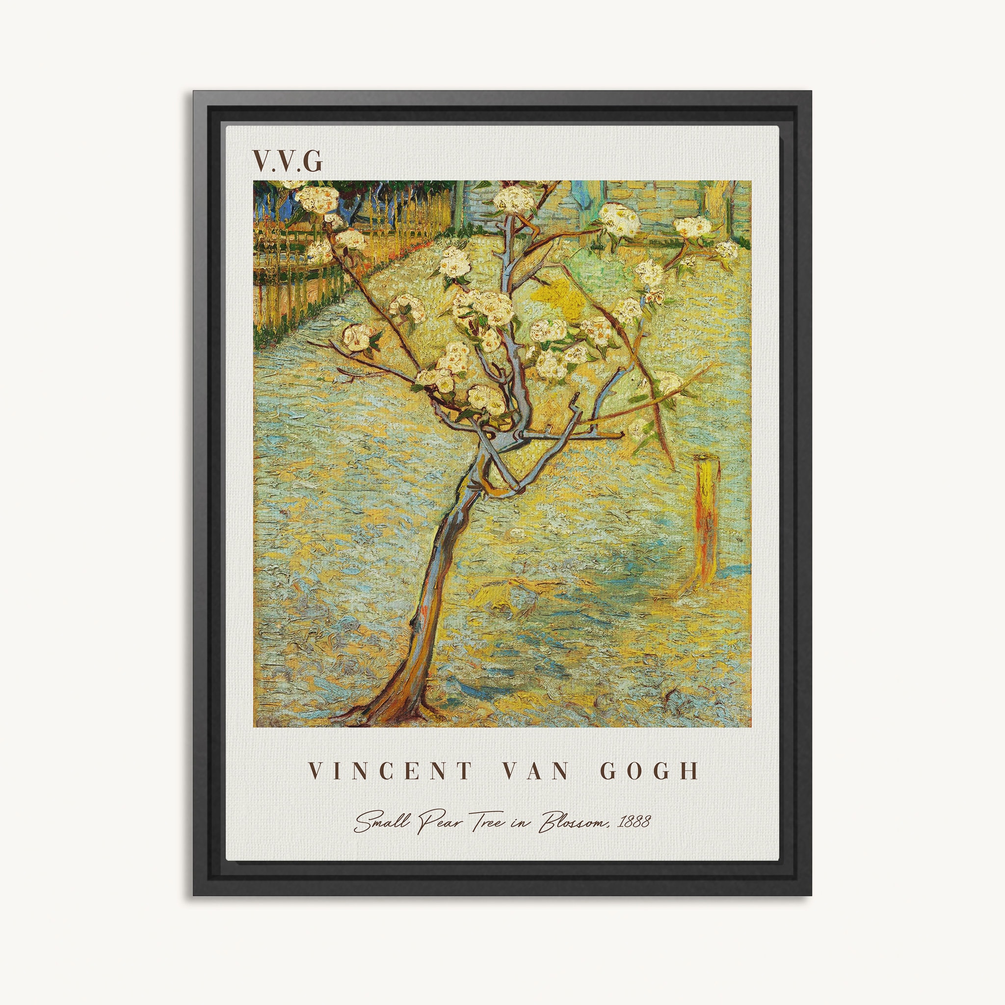 Van Gogh Poster | Small Pear Tree in Blossom | Exhibition Poster ...