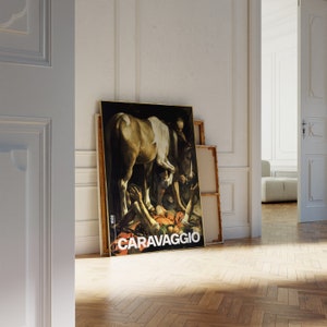 Baroque Art Print| Caravaggio | Renaissance Print | Exhibition Poster ...