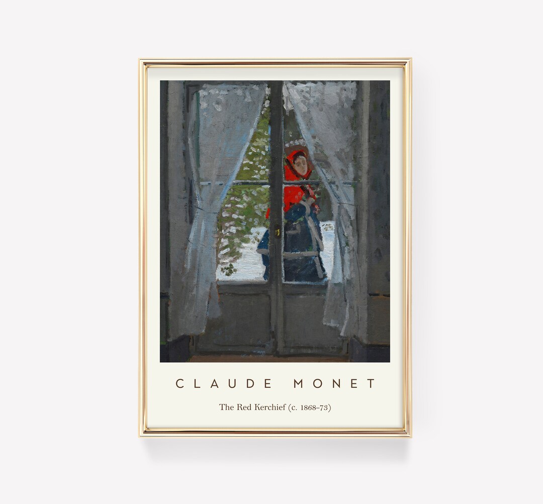 Claude Monet Prints | the Red Kerchief (c. 1868–73) | Monet Exhibition ...