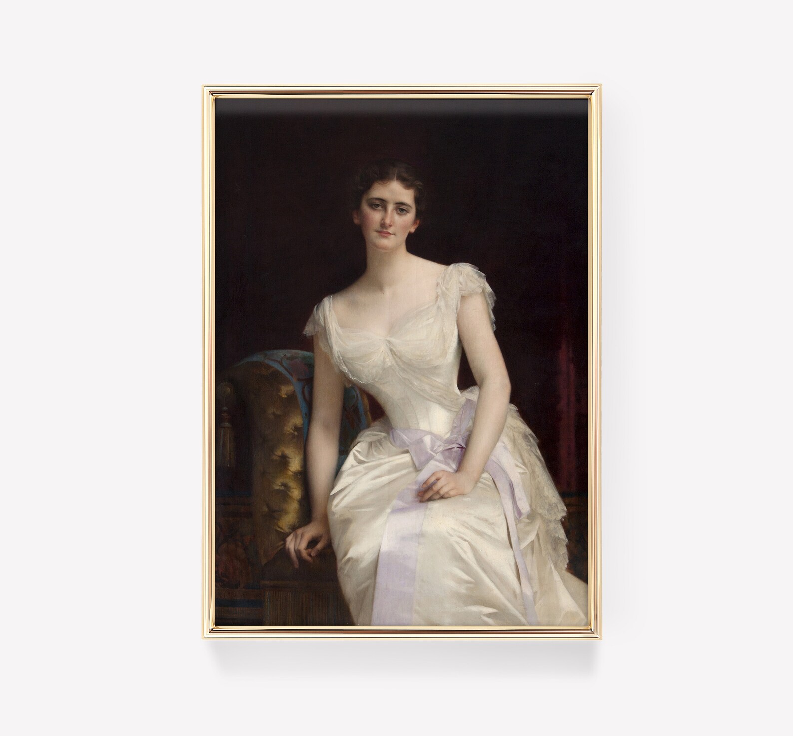 Alexandre Cabanel - Portrait of Mary Victoria Leiter (1887) | Vintage ...