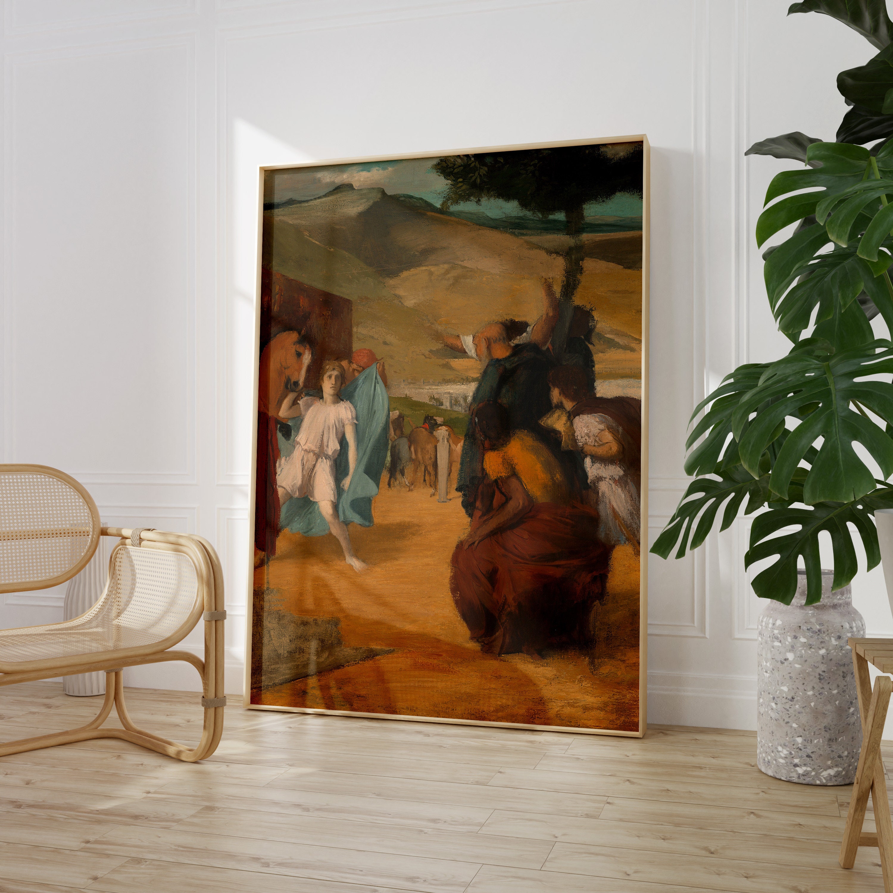 Edgar Degas - Alexander and Bucephalus (1861) | Vintage Painting ...