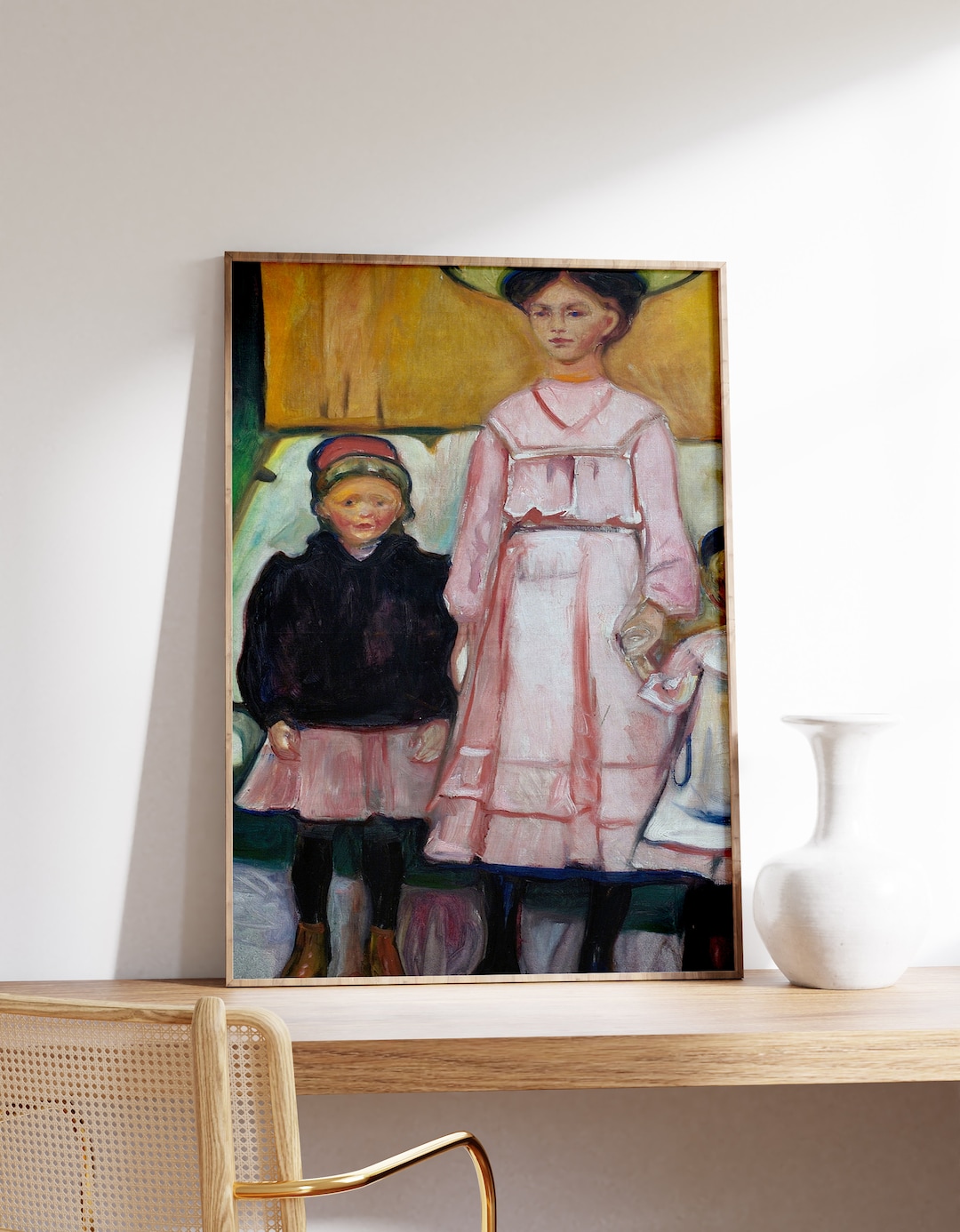 Edvard Munch Prints | Three Children (1905) | Vintage Painting | Munch ...