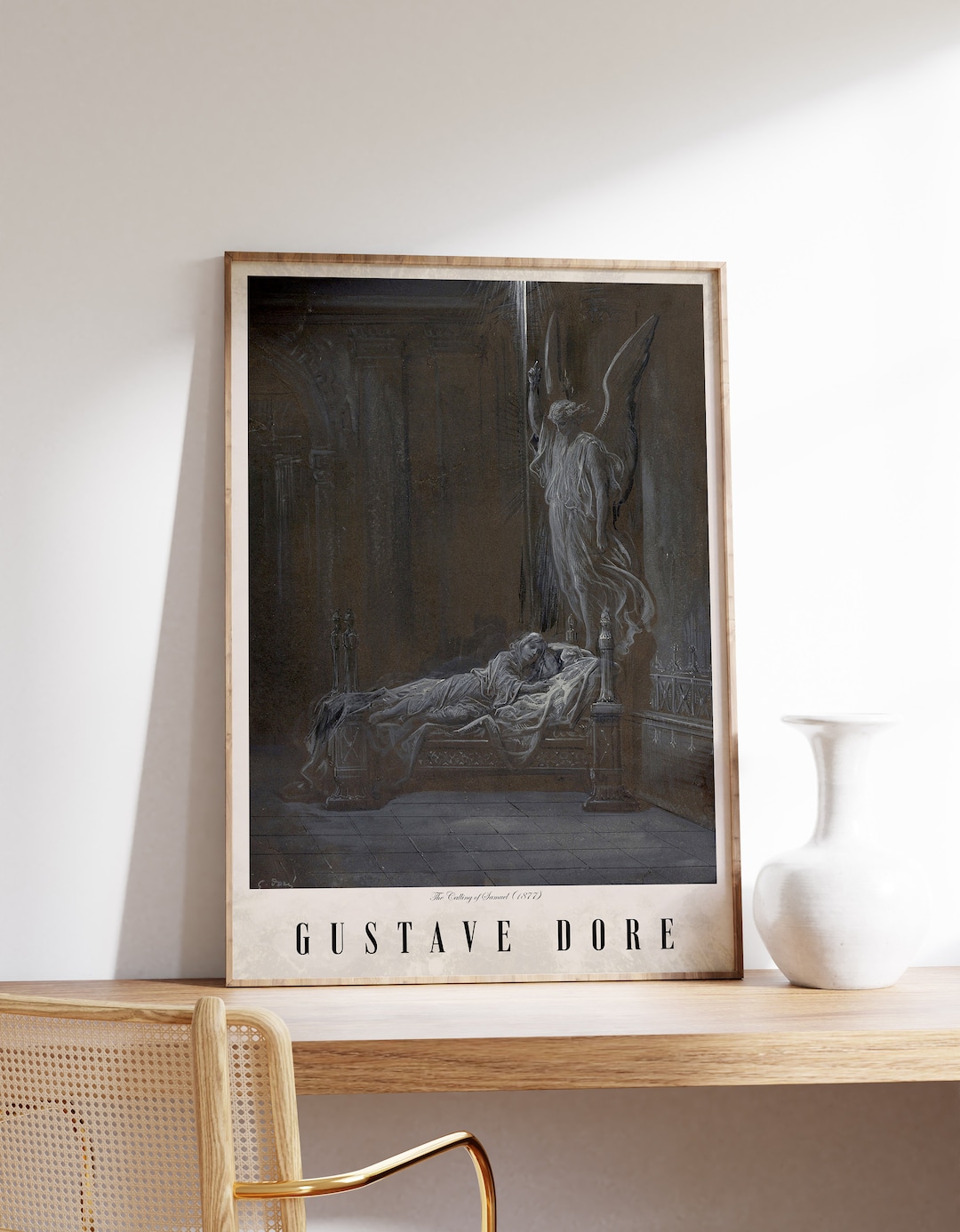 Gustave Dore Prints | the Calling of Samuel (1877) | Gothic Decor ...