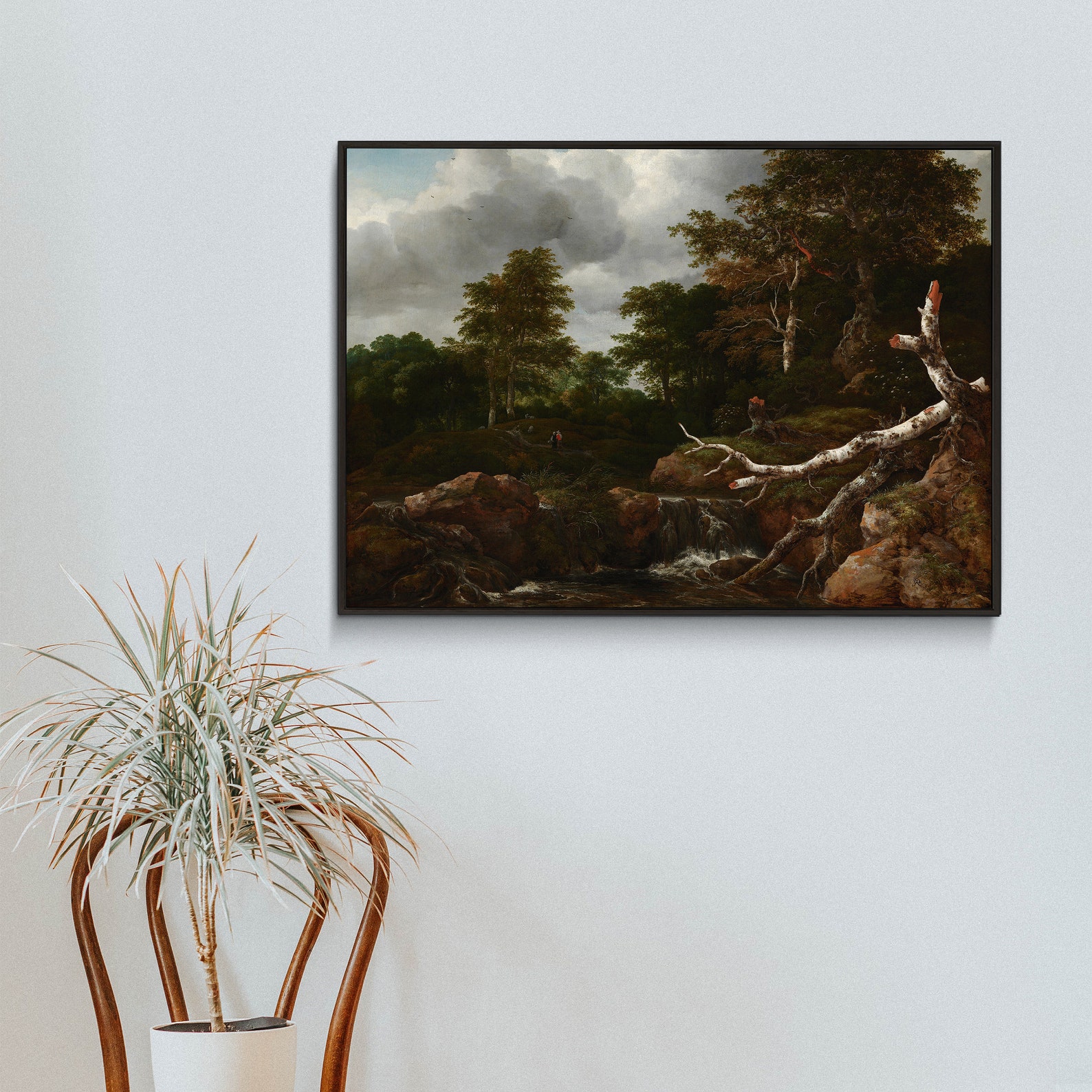 Jacob Van Ruisdael Forest Scene 1655 Landscape Decor - Etsy