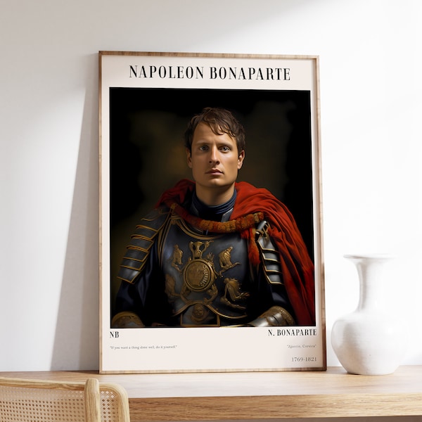 Napoleon Bonaparte Poster - Etsy