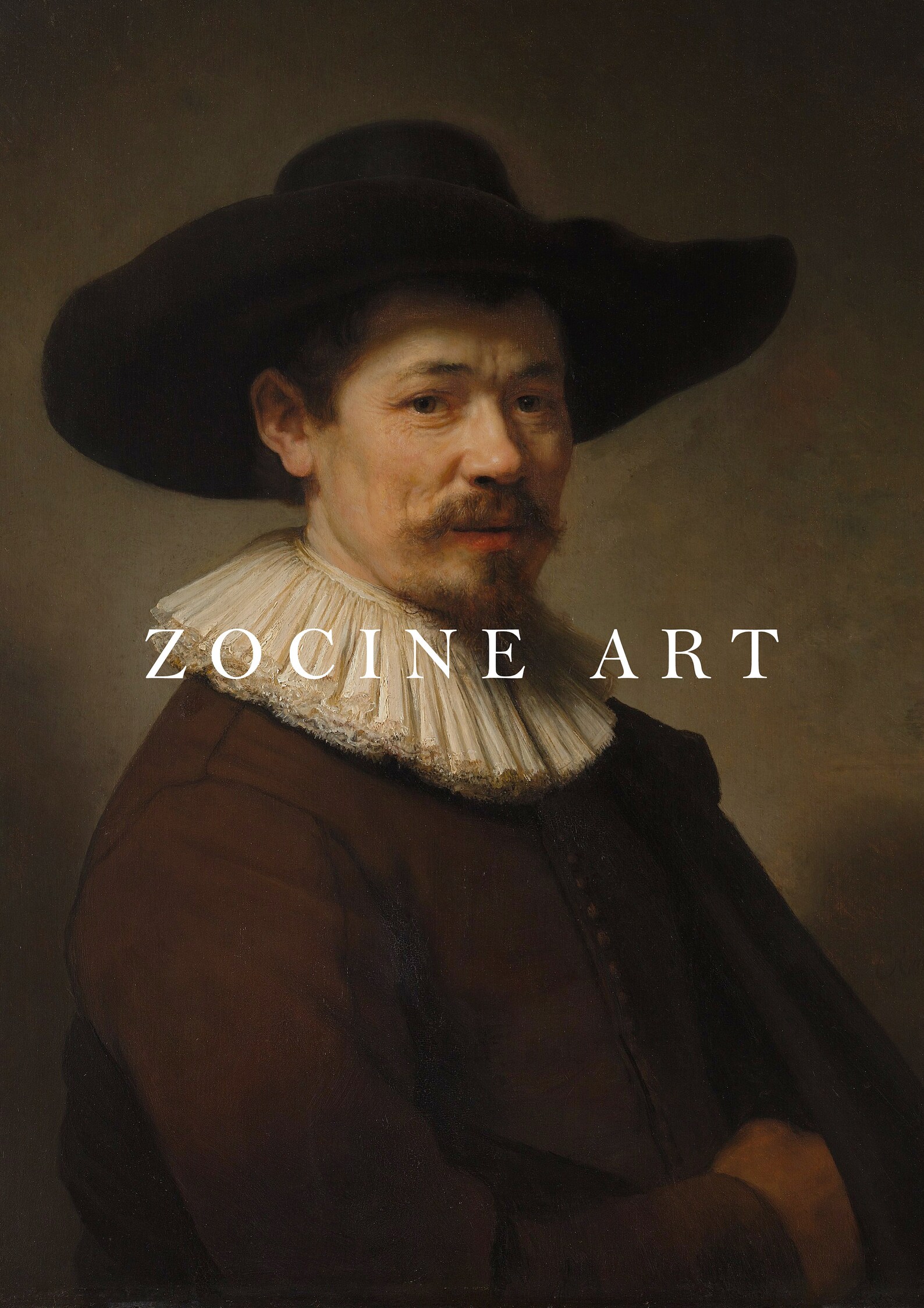 Rembrandt Van Rijn Herman Doomer 1640 Vintage Man - Etsy