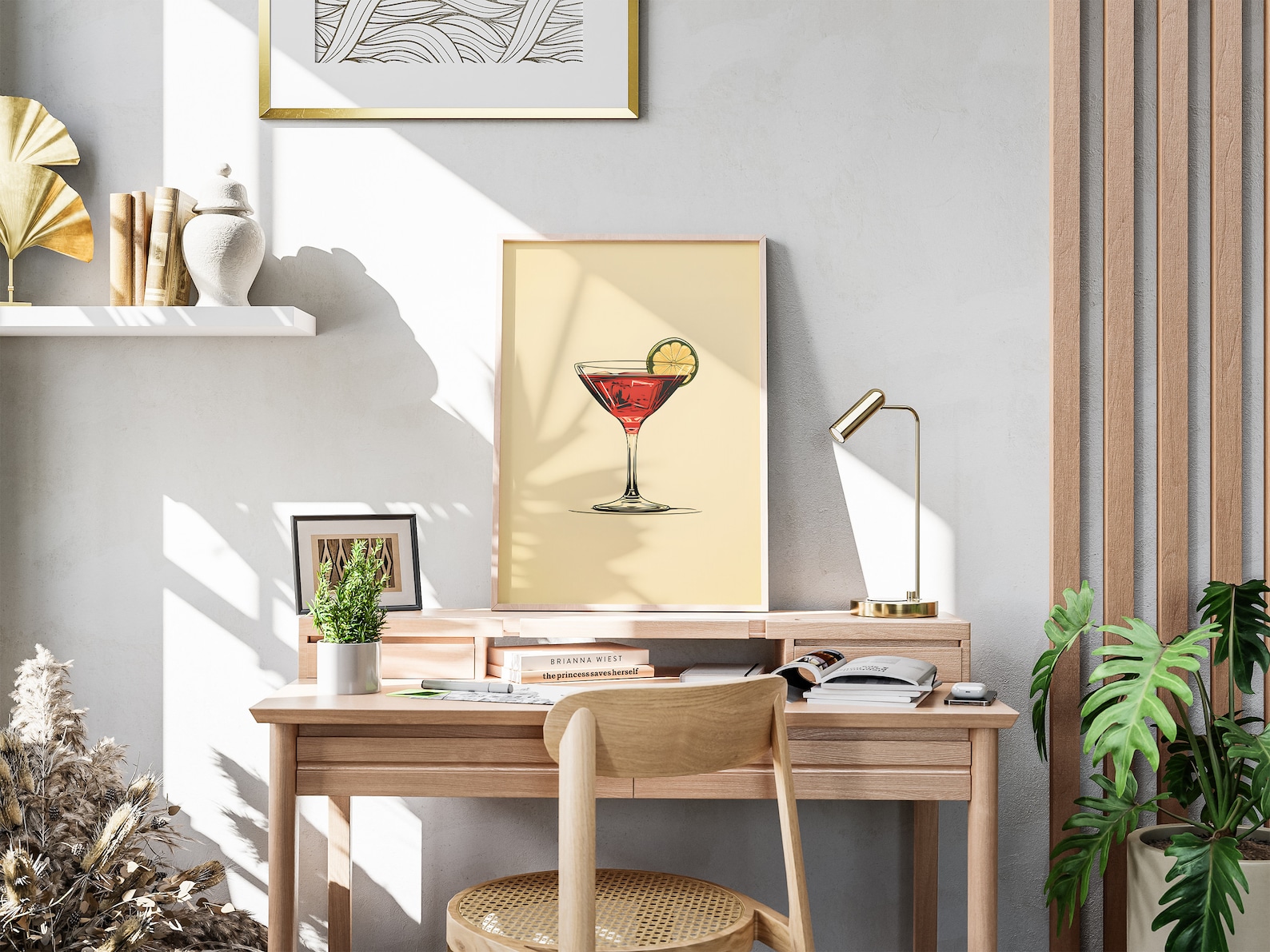 Minimalist Cocktail Art Print | Line Art | Alcohol Cocktail Print ...