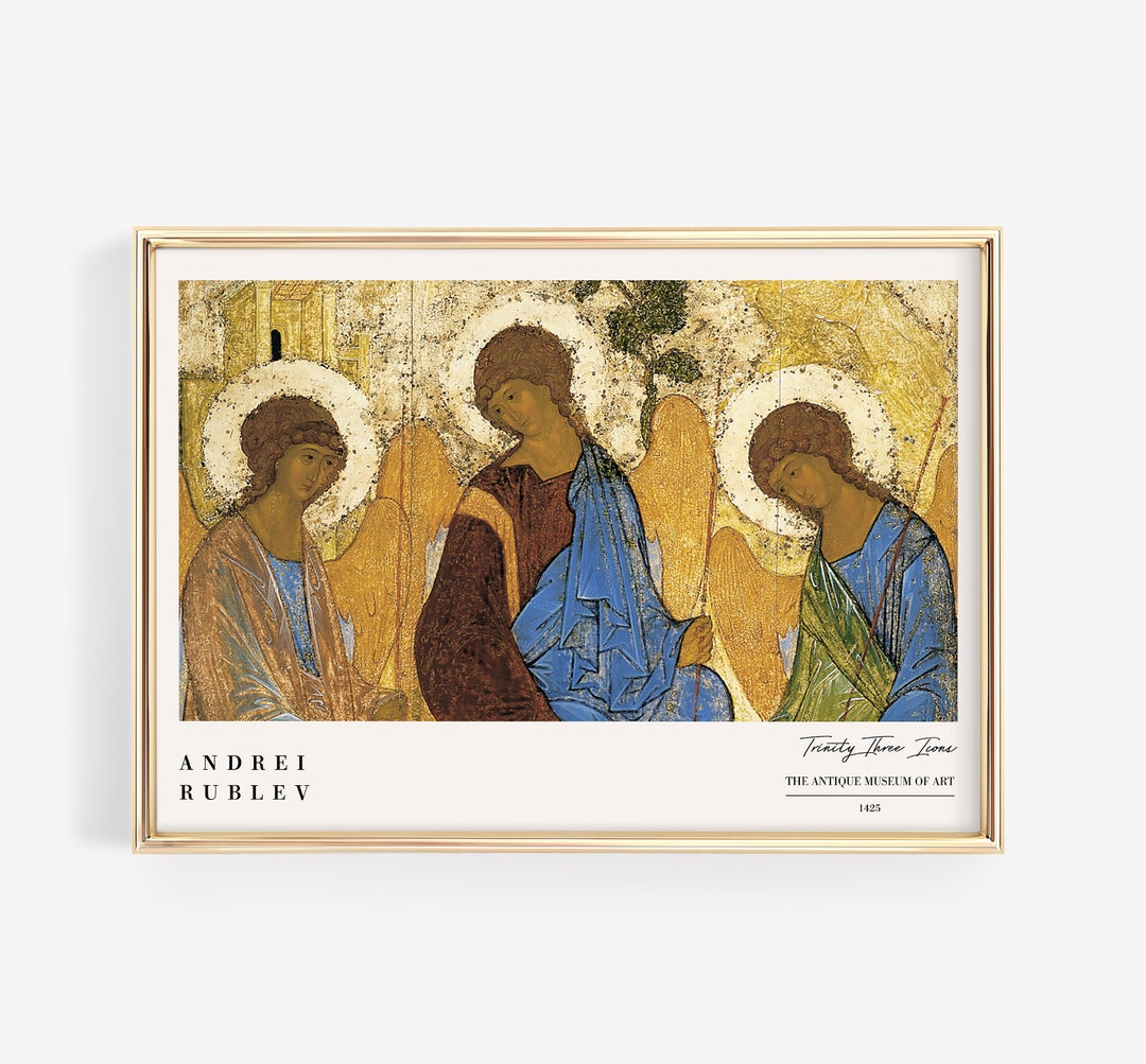 Andrei Rublev - Trinity Three Icons (1425) | Classic Art | Antique ...