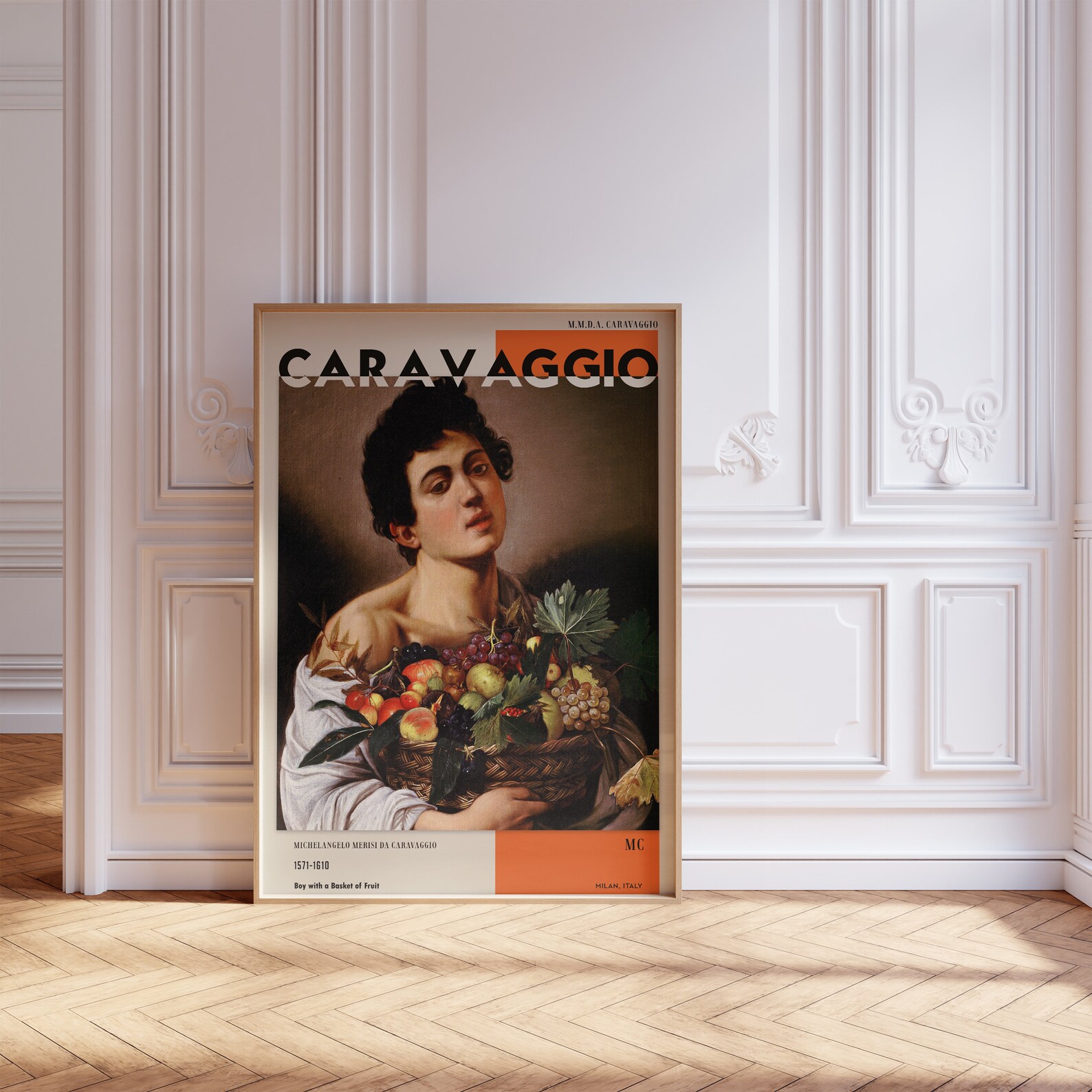 Caravaggio Print | Exhibition Poster | Renaissance Poster | Modern Wall ...