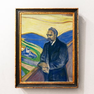Edvard Munch - Friedrich Nietzsche Portrait (1906) | Canvas Print ...