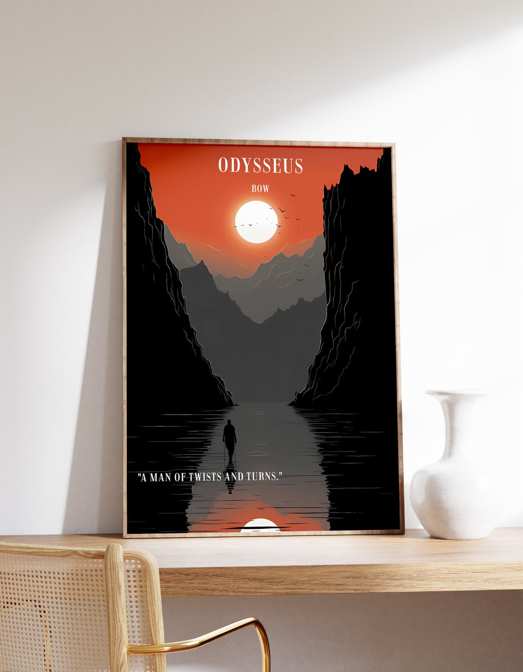Odysseus Print | Odysseus | Vintage Wall Art | Vintage Poster ...