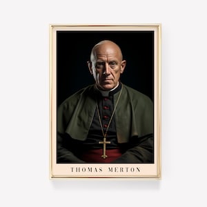 Thomas Merton Thomas Merton Poster Vintage Art Antique Decor Modern ...