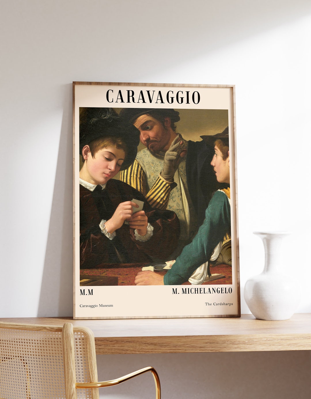 Caravaggio Poster | Caravaggio Print | Minimalist Art Print | Modern ...