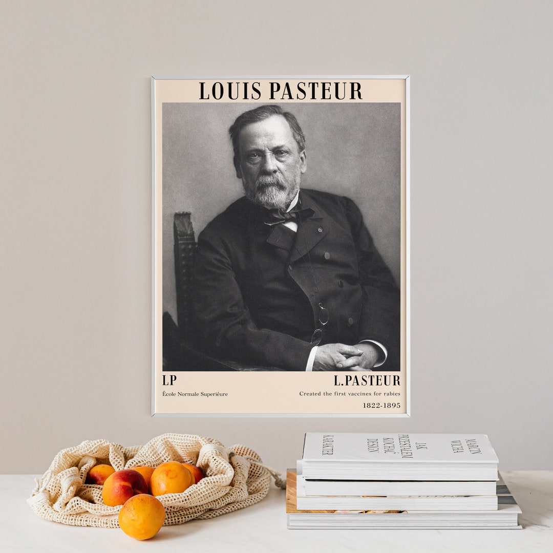 Louis Pasteur - the Icons of Chemistry - Chemistry Biologist Art Print ...