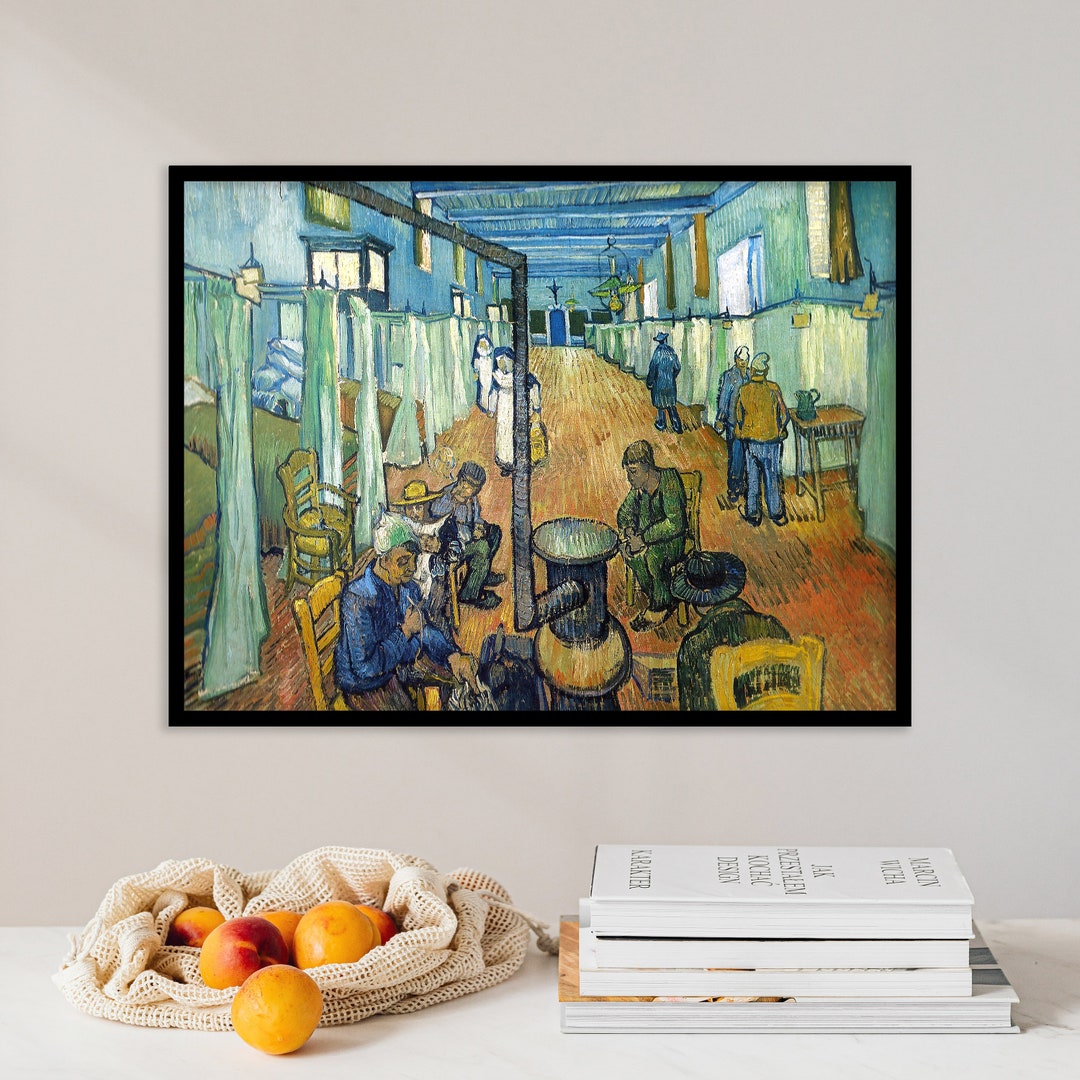 Van Gogh Print | Ward in the Hospital in Arles (1889) | Vintage ...