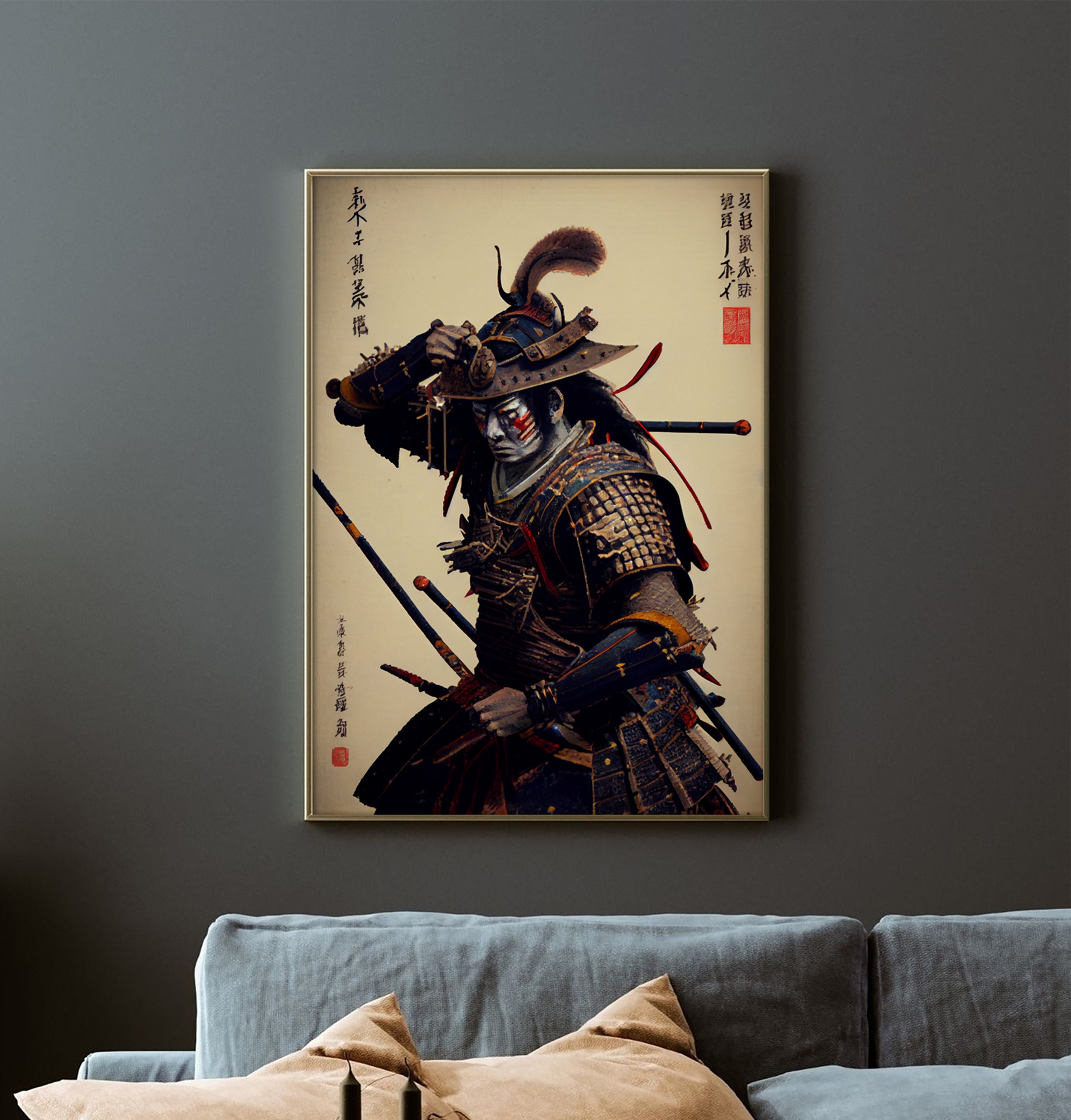 Japanese Samurai Warrior Poster sold by JeanZ | SKU 171066 | Printerval ...