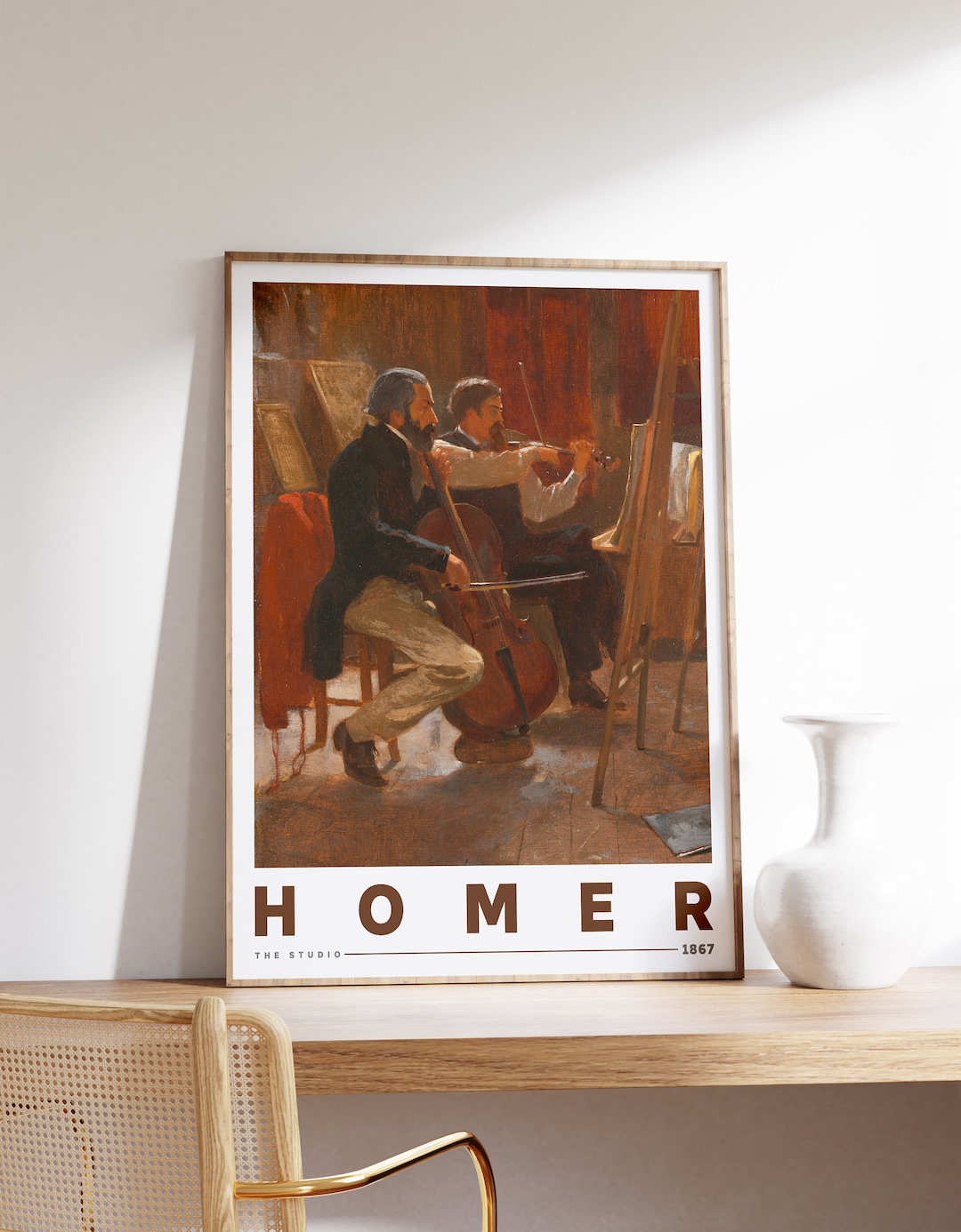 Winslow Homer Print | the Studio (1867) | Farmhouse Decor | Exhibition ...