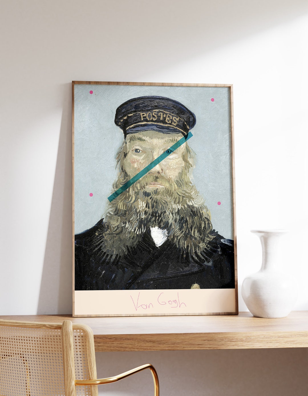 Van Gogh Print | Portrait of the Postman Joseph Roulin (1888) | Van ...