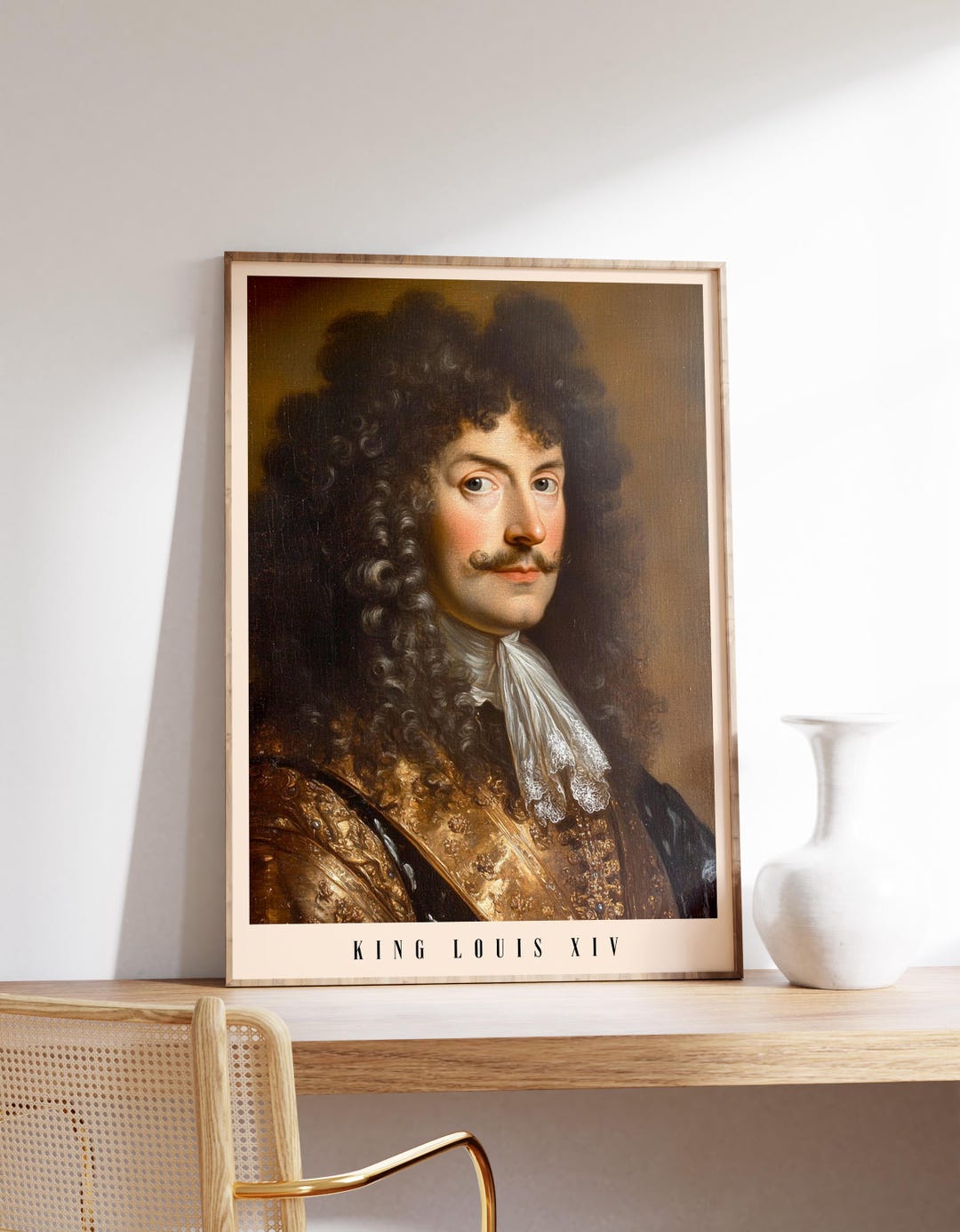 King Louis XIV Print | Vintage Painting | Historical Decor | Modern ...