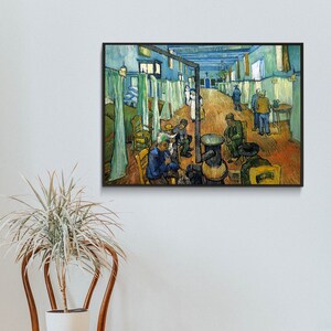 Van Gogh Print | Ward in the Hospital in Arles (1889) | Vintage Painting, Antique Wall Art, Van ...