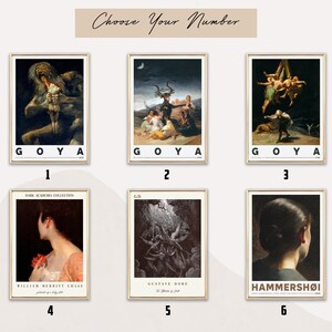 Dark Academia Art Print | Exhibition Print | Gothic | Francisco Goya ...