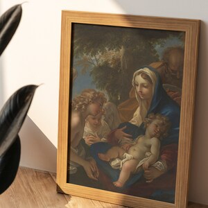 Sebastiano Ricci - the Holy Family With Angels (1700) | Historical ...