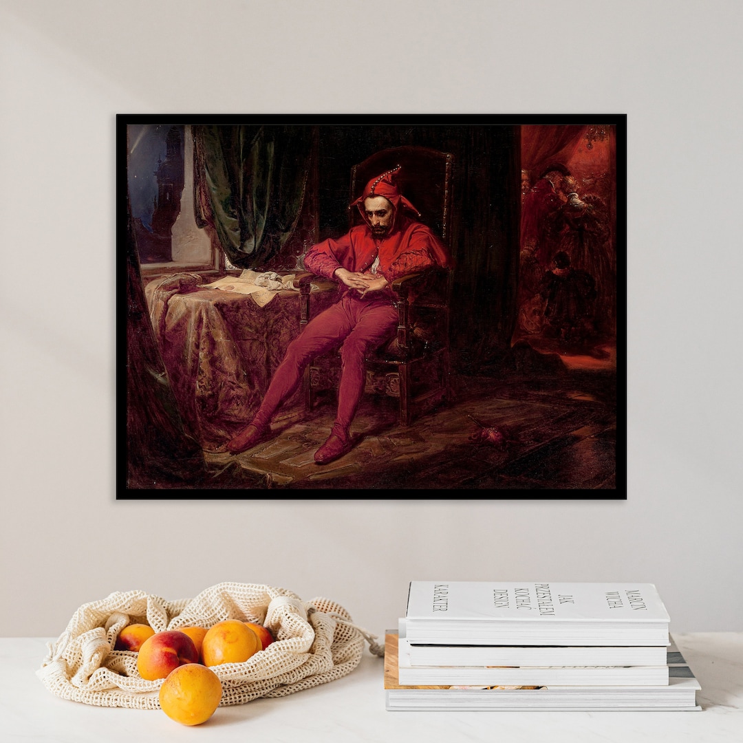 Jan Matejko - Stanczyk During a Ball at the Court of Queen Bona (1862 ...