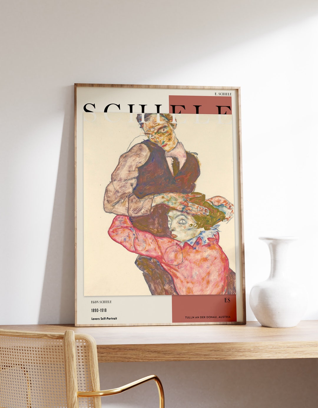 Egon Schiele Print Exhibition Print Vintage Poster - Etsy