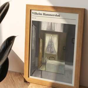 Vilhelm Hammershoi Art Print | Exhibition Print | Vilhelm Hammershoi ...