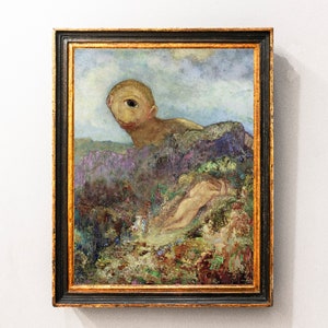 Odilon Redon - the Cyclops (1914) | Vintage Poster, Antique Painting ...