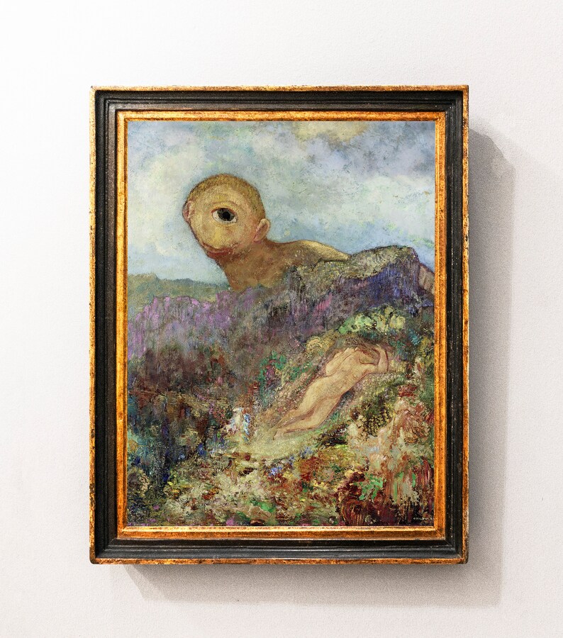 Odilon Redon the Cyclops 1914 Vintage Poster Antique - Etsy