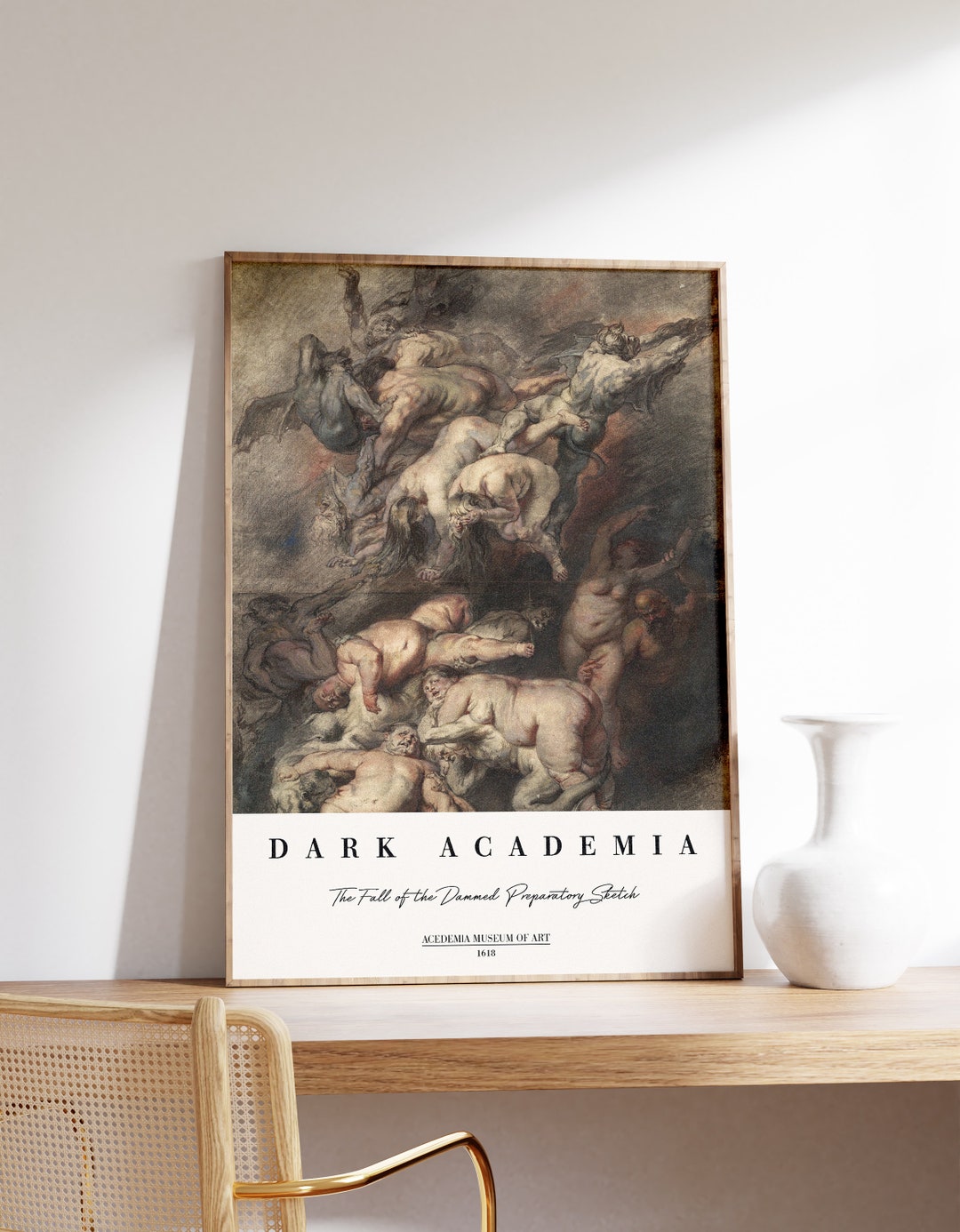 Dark Academia Print | Dark Academia Poster | Mid Century Modern | the ...
