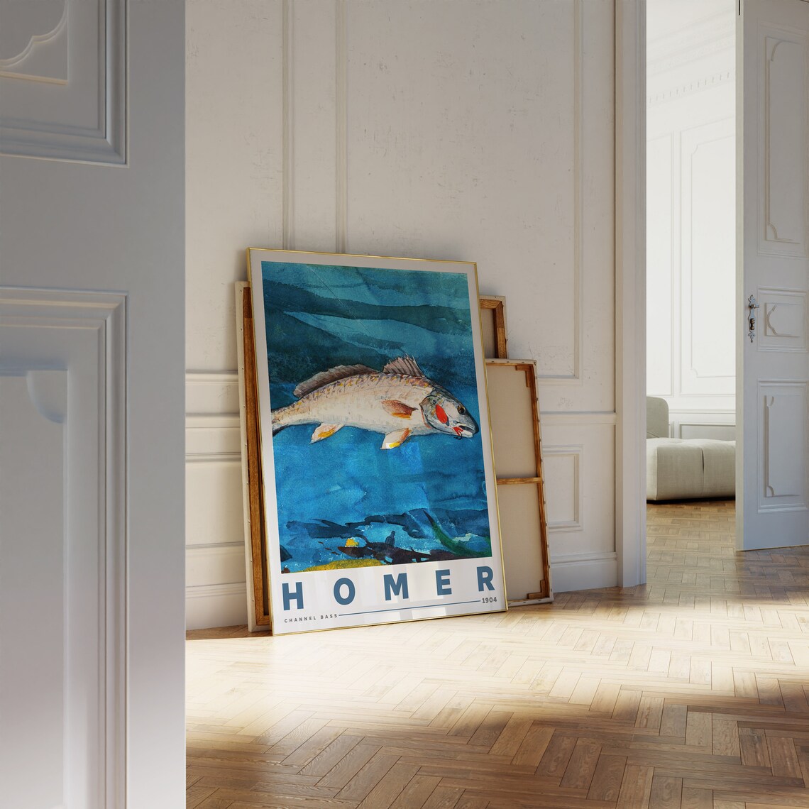 Winslow Homer Print | Channel Bass (1904) | Farmhouse Decor | Museum ...