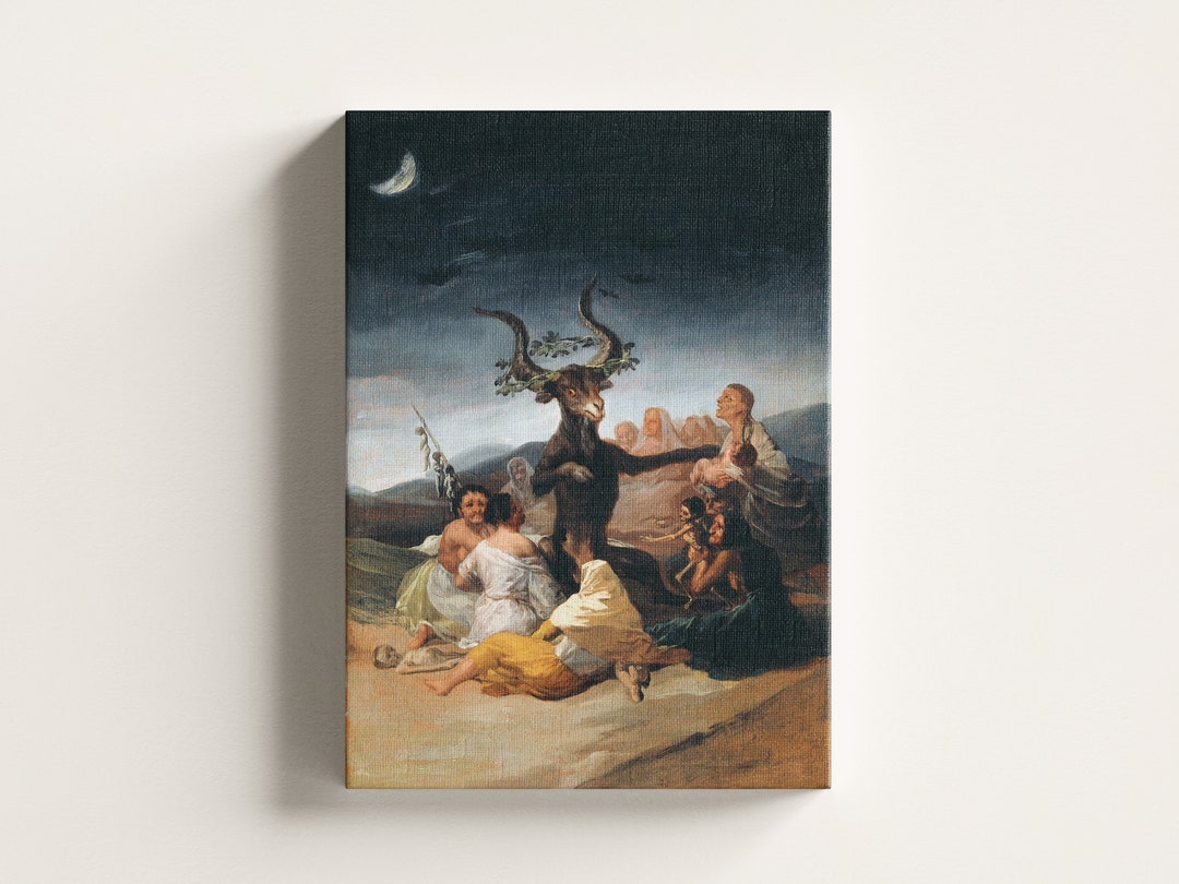 Premium Canvas | Francisco Goya - Witches Sabbath (1798) | Vintage ...
