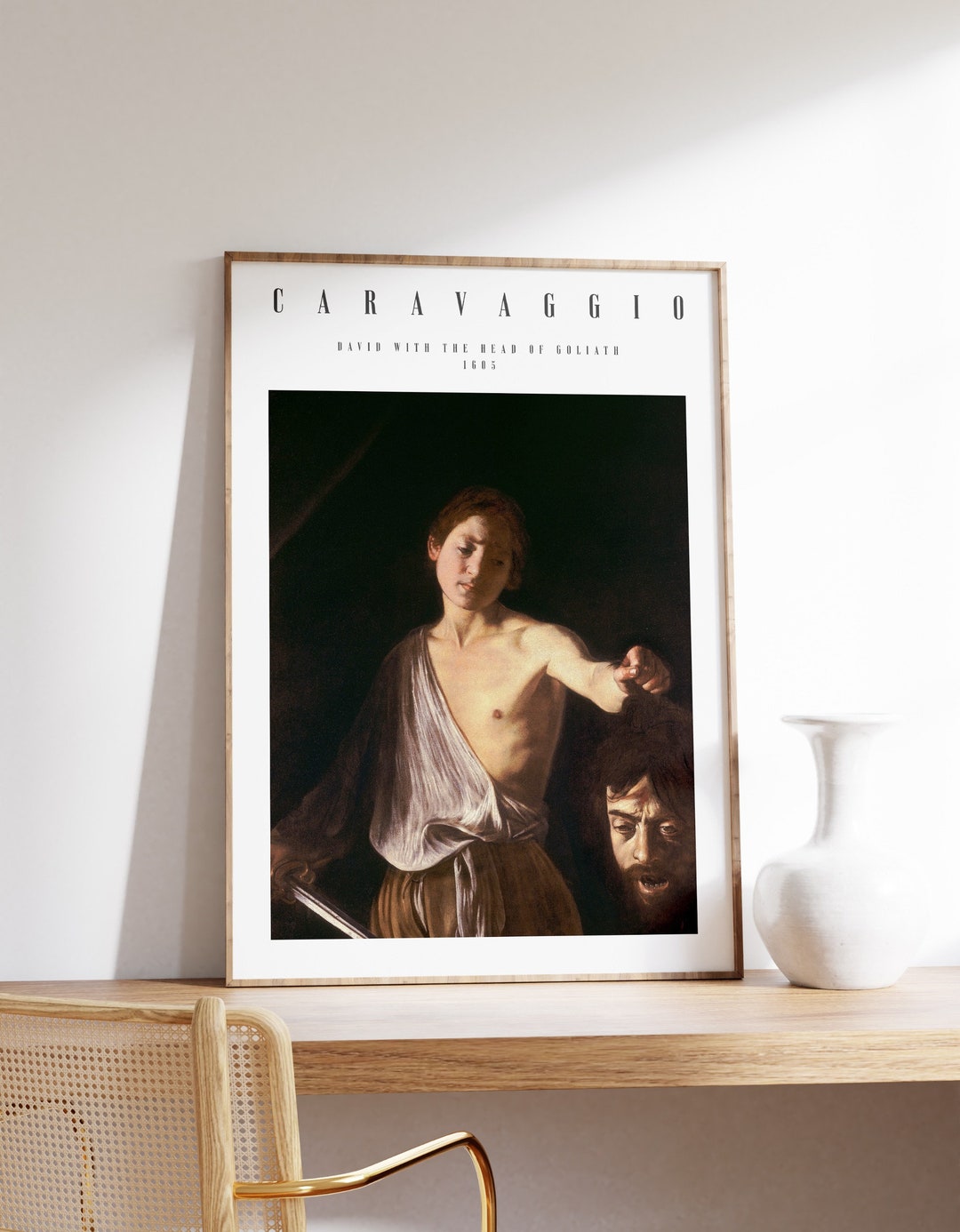 Dark Academia Art | Caravaggio | Aesthetic Painting | David With the ...