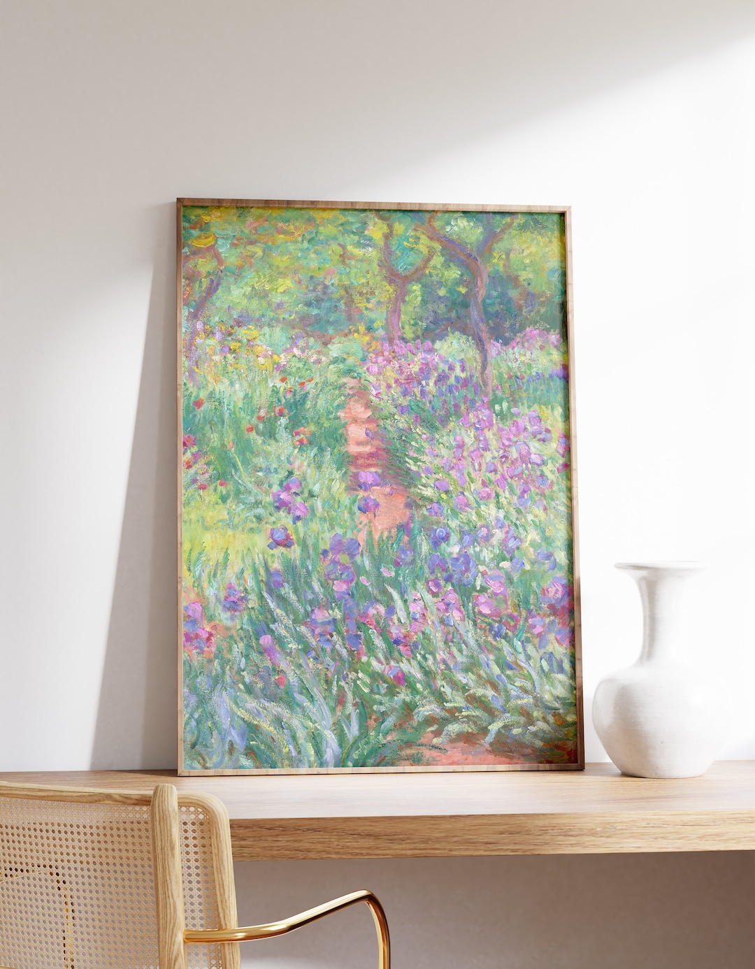 Claude Monet Poster | the Artist’s Garden in Giverny | Monet Wall Art ...