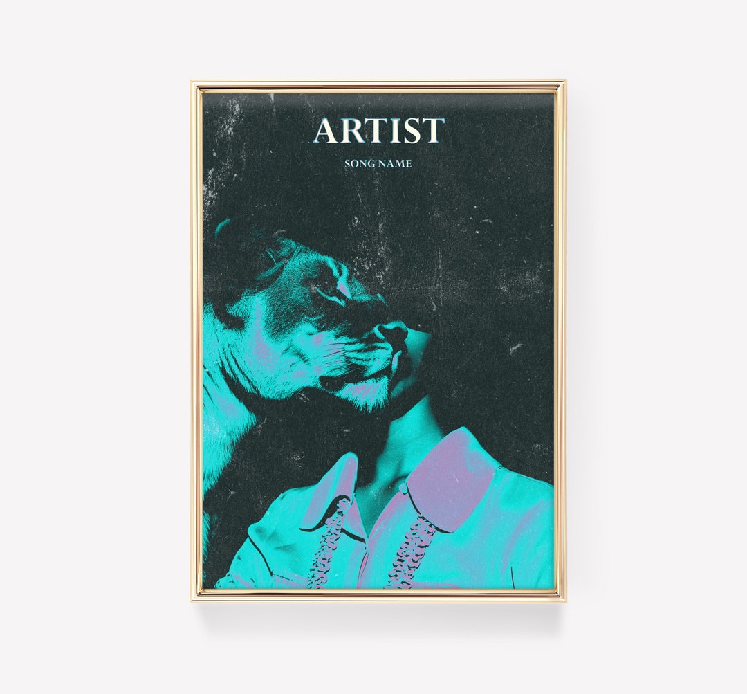 Custom Album Print Album Band Print Song Wall Art Custom Lyric Poster ...