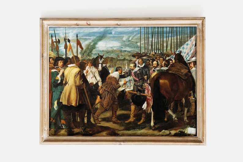 Diego Velazquez the Surrender of Breda or Las Lanzas 1635 - Etsy