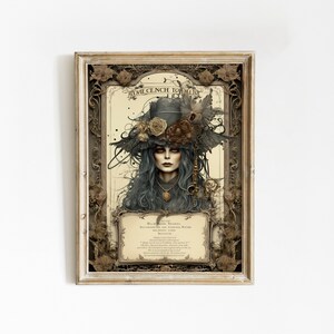 Whimsigoth Art Dark Whimsical Print Gothic Mirror Gothcore Aesthetic ...