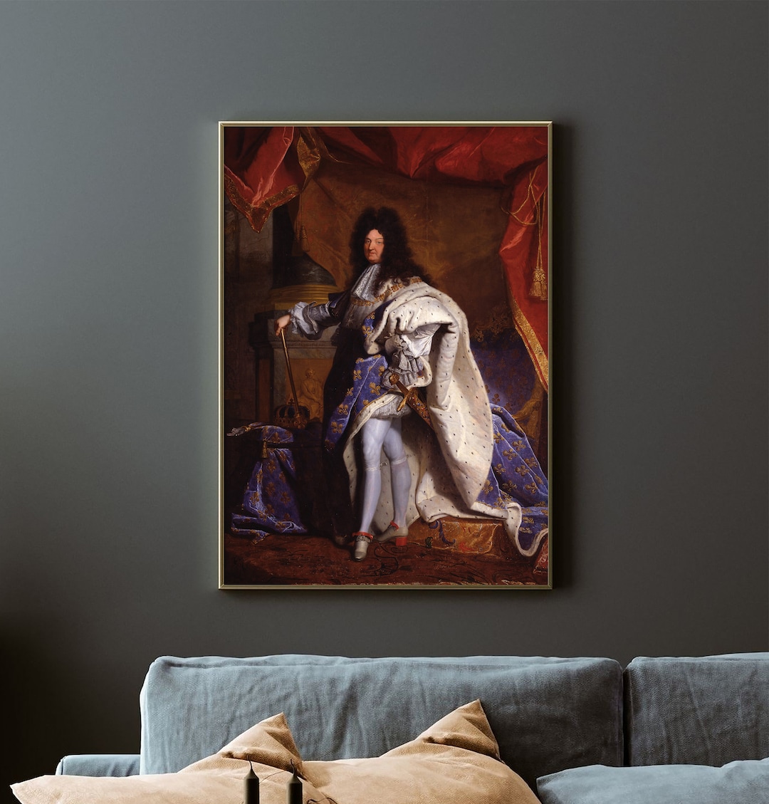 Hyacinthe Rigaud - Portrait of Louis XIV (1701) - Poster Painting Photo ...