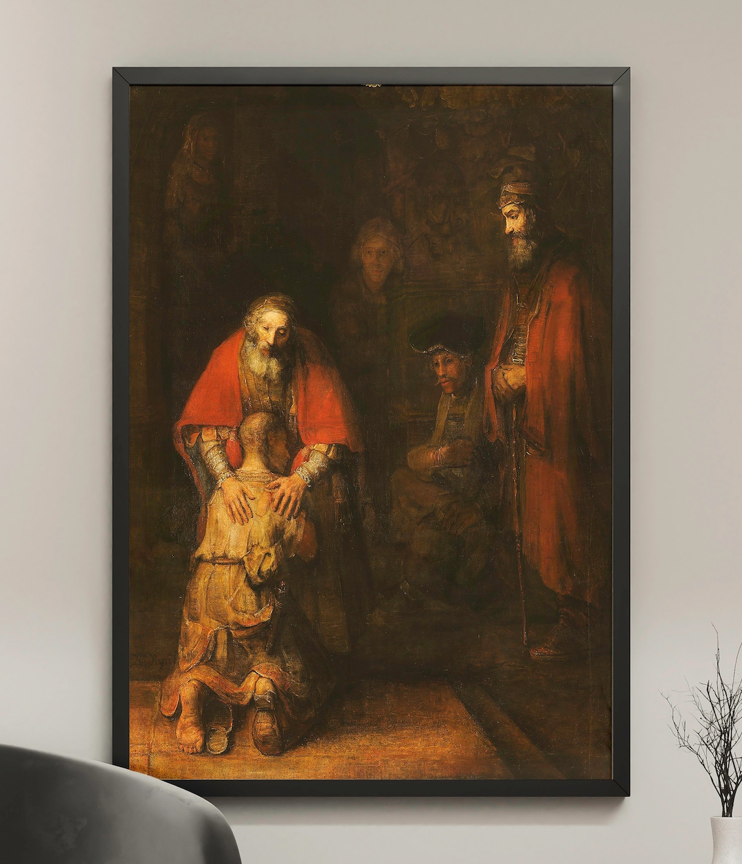 Return of the Prodigal Son by Rembrandt, Wall Decor Art Prints ...
