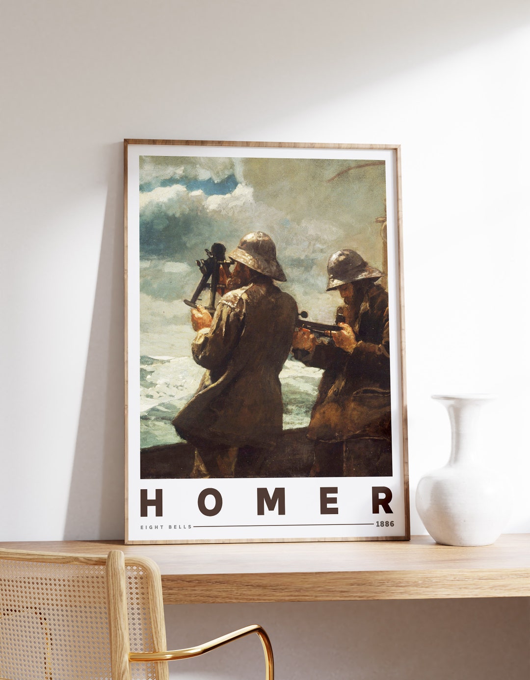 Winslow Homer Print | Eight Bells (1886) | Farmhouse Decor | Exhibition ...