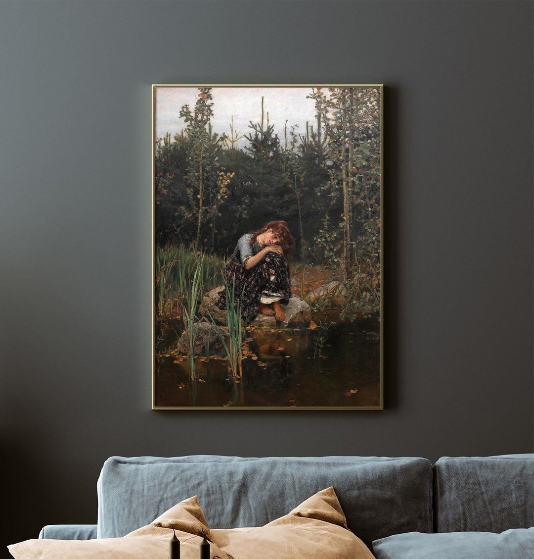 Viktor Mikhailovich Vasnetsov - Alenushka (1881) - Poster Print Art ...