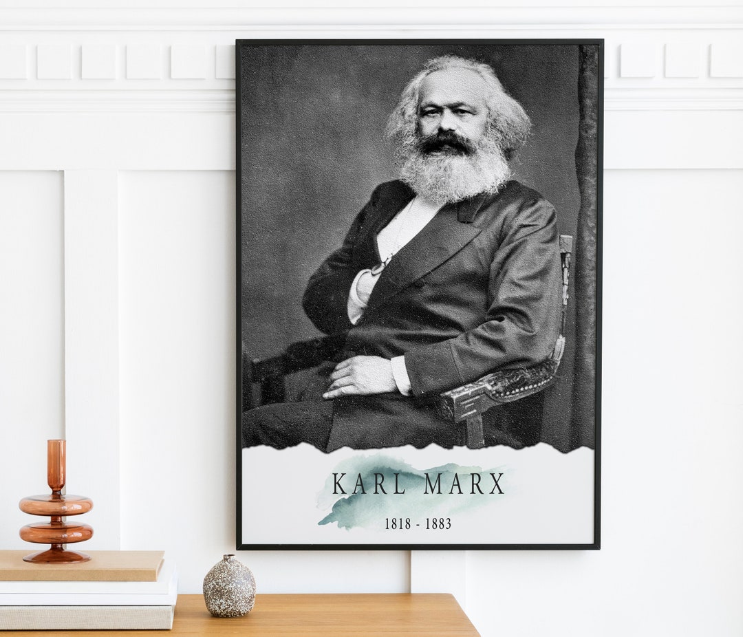 Karl Marx Poster Karl Marx Art Print Design Poster Print - Etsy