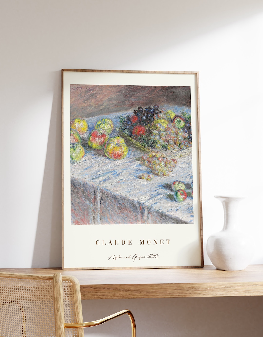 Claude Monet Prints | Apples and Grapes (1880) | Monet Exhibition Print ...