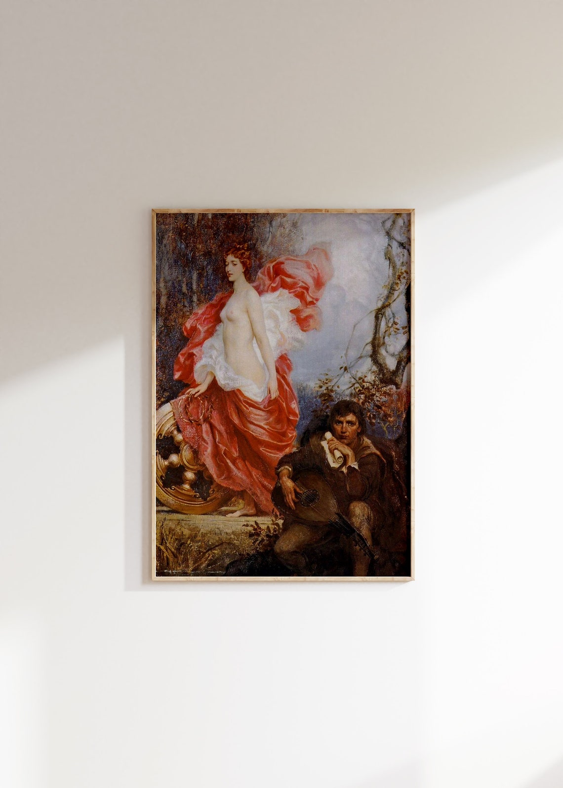 Art and the Jade by Herbert James Draper | Vintage Painting Print ...