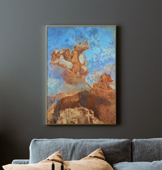 El Carro De Apolo Odilon Redon Forma Es Vacío, Vacío Es Forma: