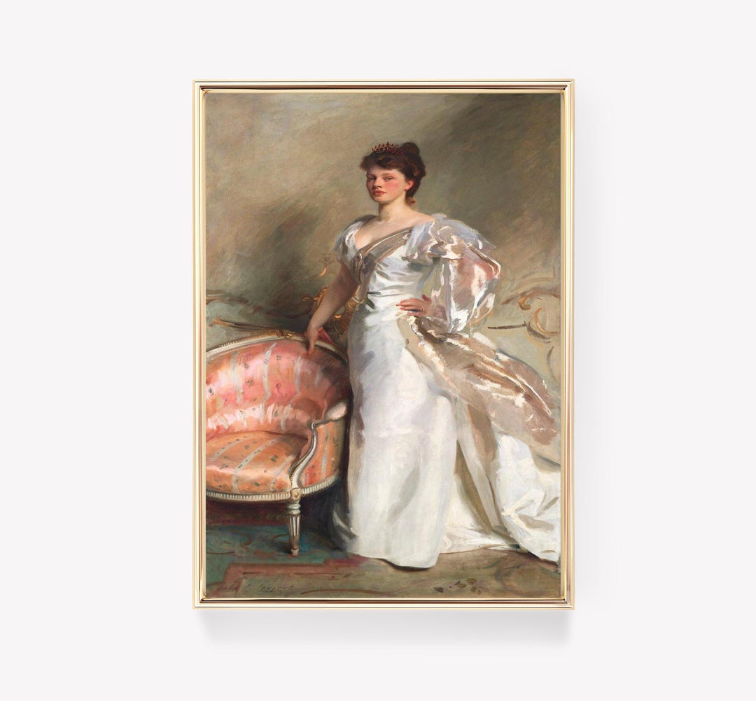 John Singer Sargent | Portrait Print | Lady Helen Vincent | Viscountess ...